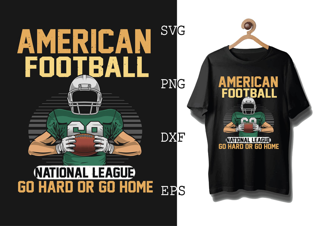 American Football National League Svg, Football Season Svg, Football ...