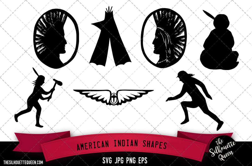 American Indian Shapes SVG -Vector Art Commercial & Personal Use- Cric ...