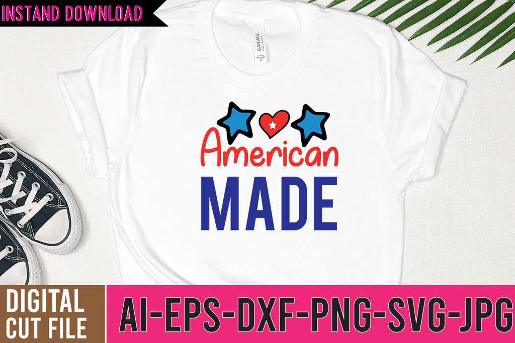 American Made SVG Cut File - So Fontsy