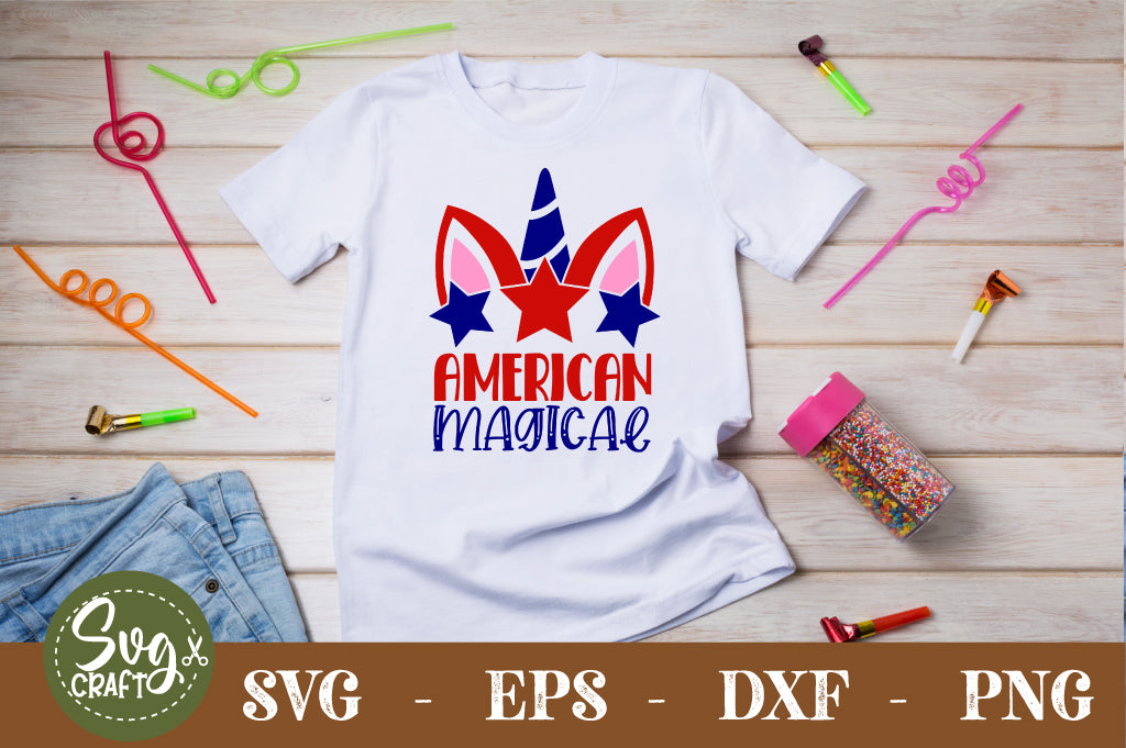 American magical SVG file - So Fontsy