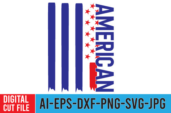 American SVG Cut File ,American SVG Bundle - So Fontsy