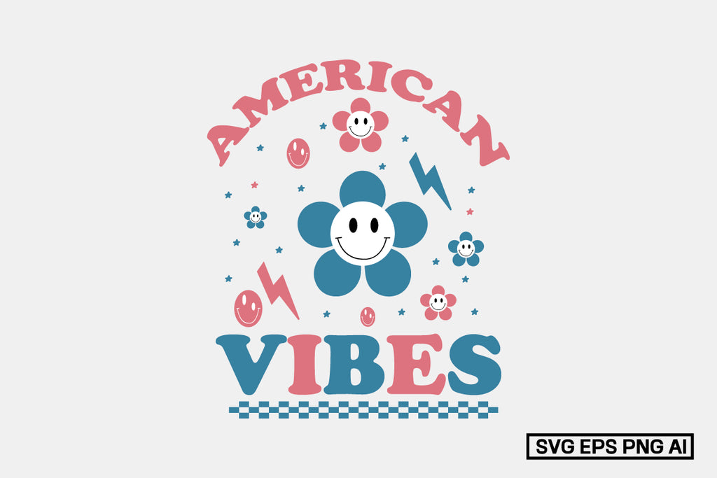 American Vibes SVG - So Fontsy