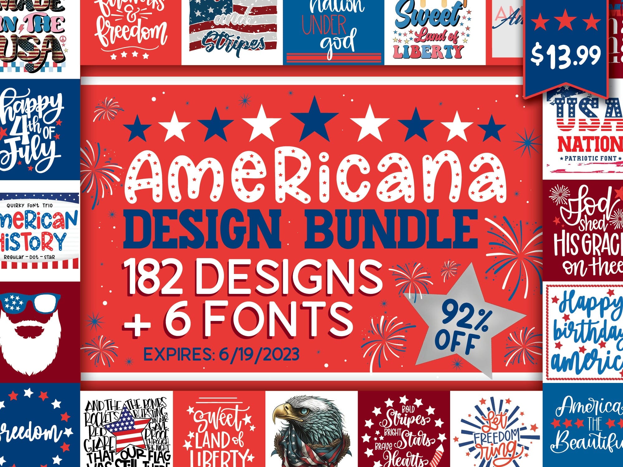 Americana Design Bundle - So Fontsy