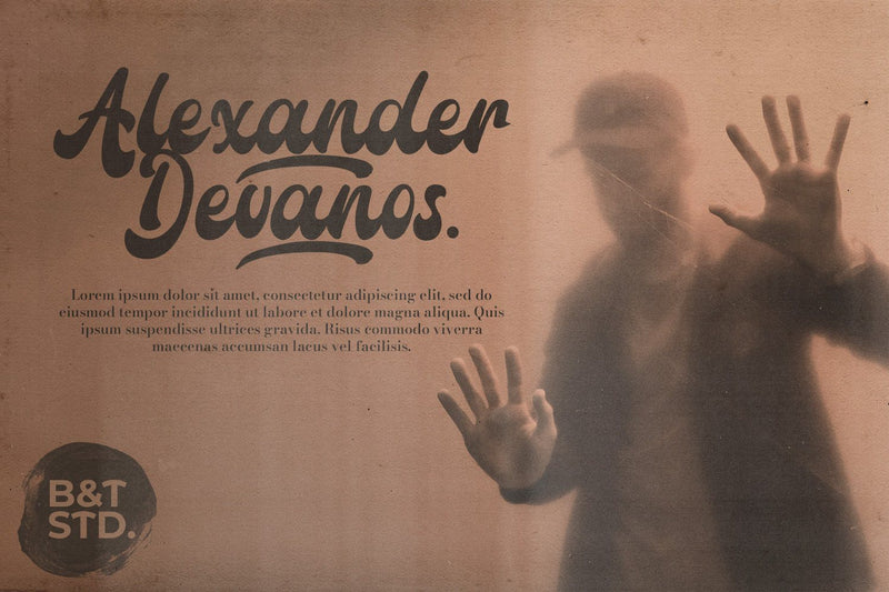 Amigos Script - Retro Bold Script Font - So Fontsy