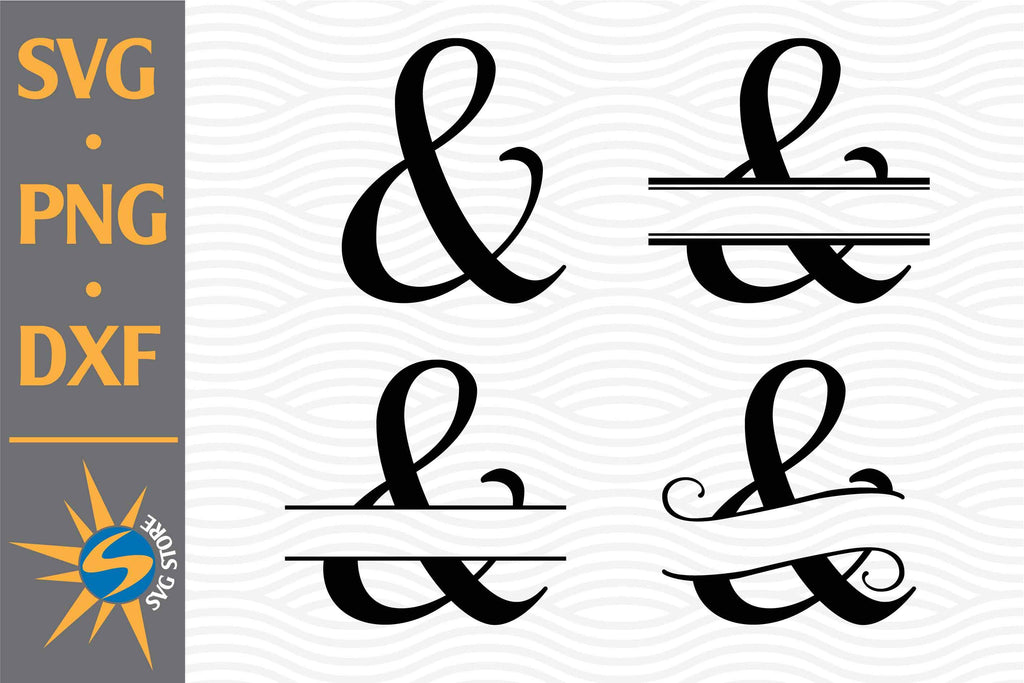 Ampersand SVG, PNG, DXF Digital Files Include - So Fontsy