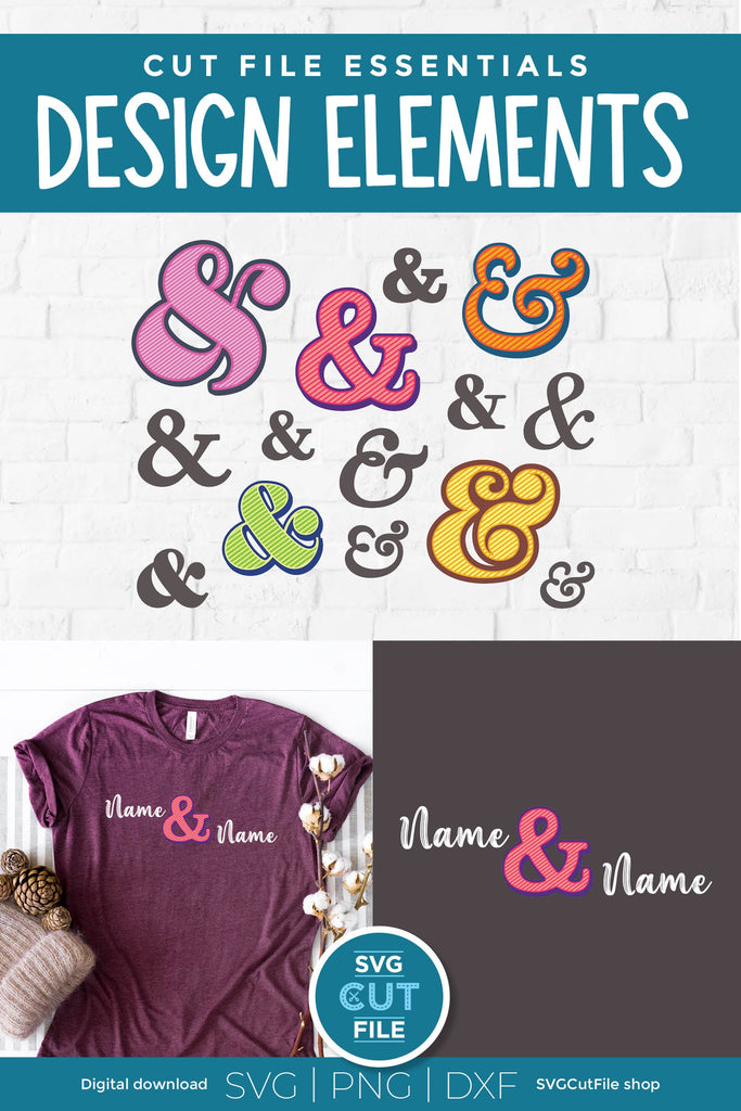 Ampersands SVG-colorful rainbow amperstand svg - So Fontsy