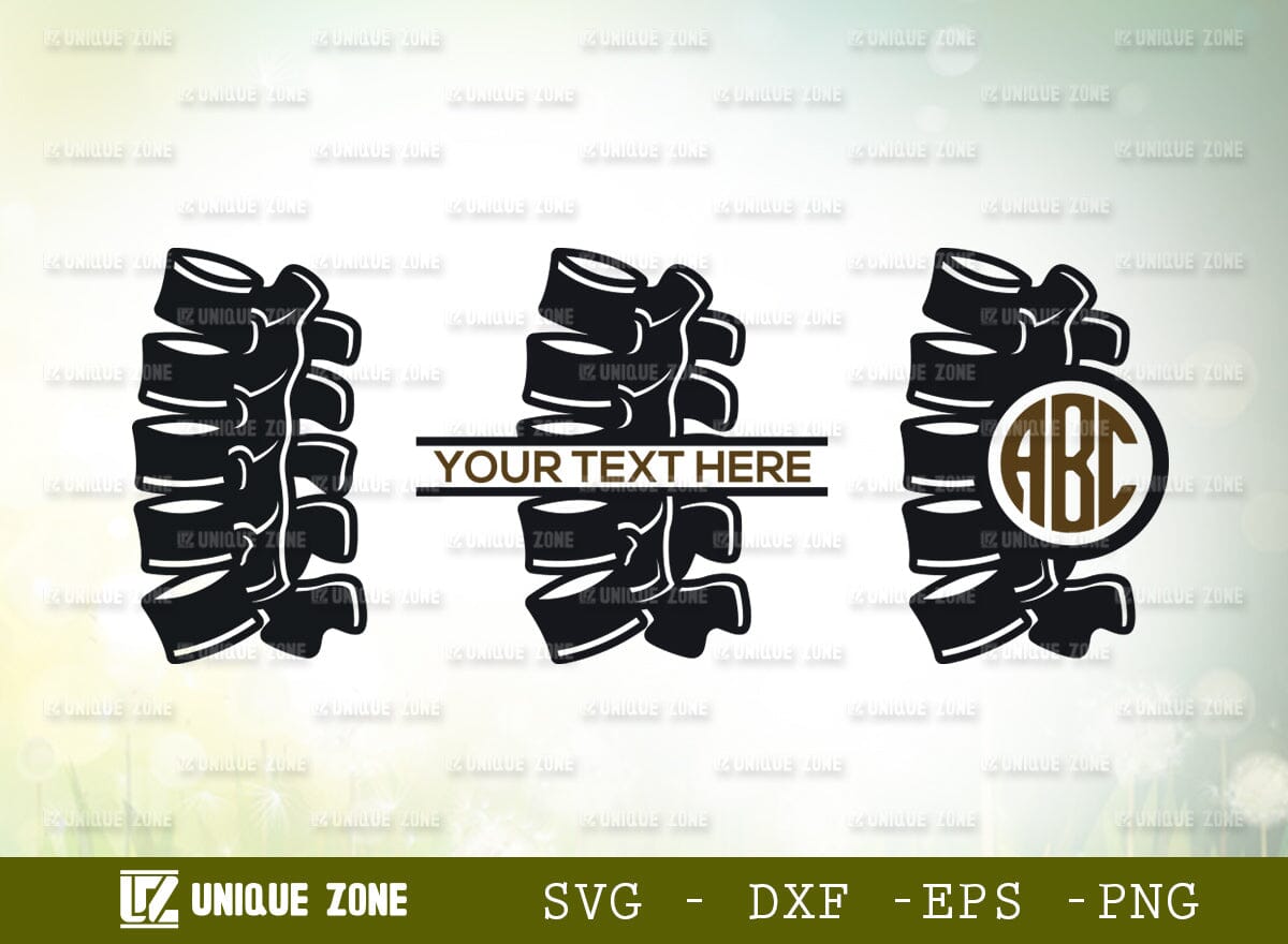 Anatomy Spine Monogram SVG Cut File, Anatomy Svg, Human Spine Svg ...