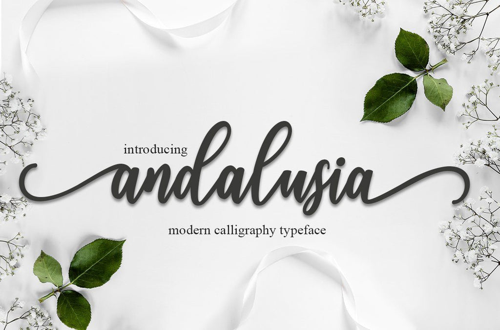 andalusia | Font Swirly, Cricut font, - So Fontsy