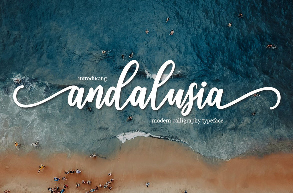andalusia | Font Swirly, Cricut font, - So Fontsy