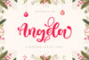 Angela - Modern Script Font - So Fontsy