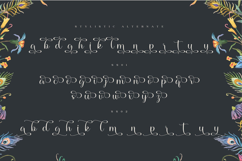 Angeline - Lovely Script Font - So Fontsy