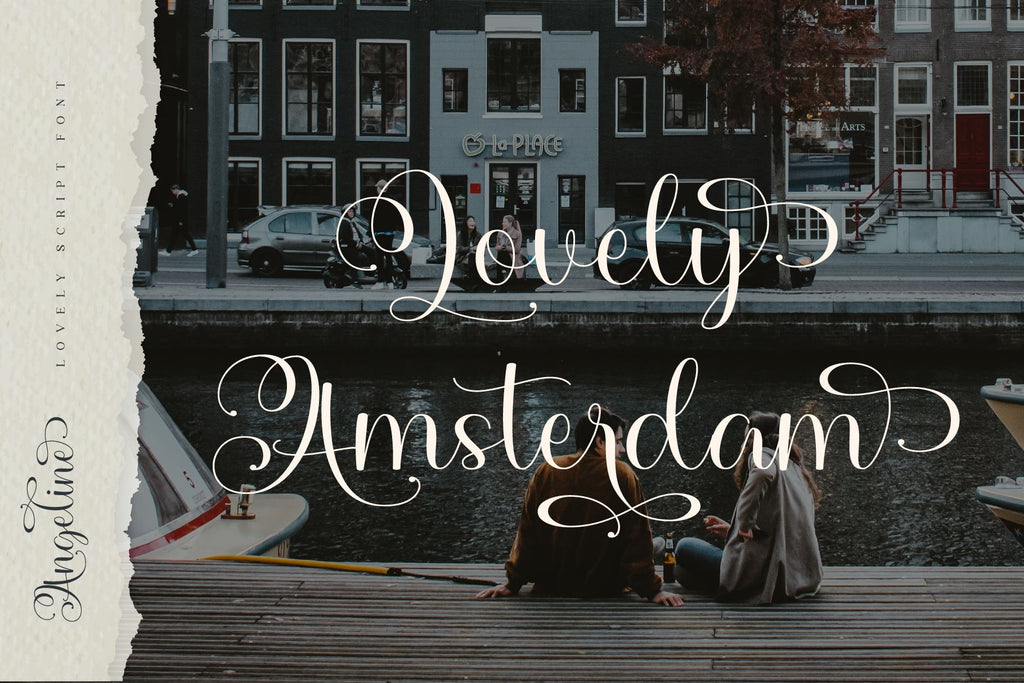 Angeline - Lovely Script Font - So Fontsy