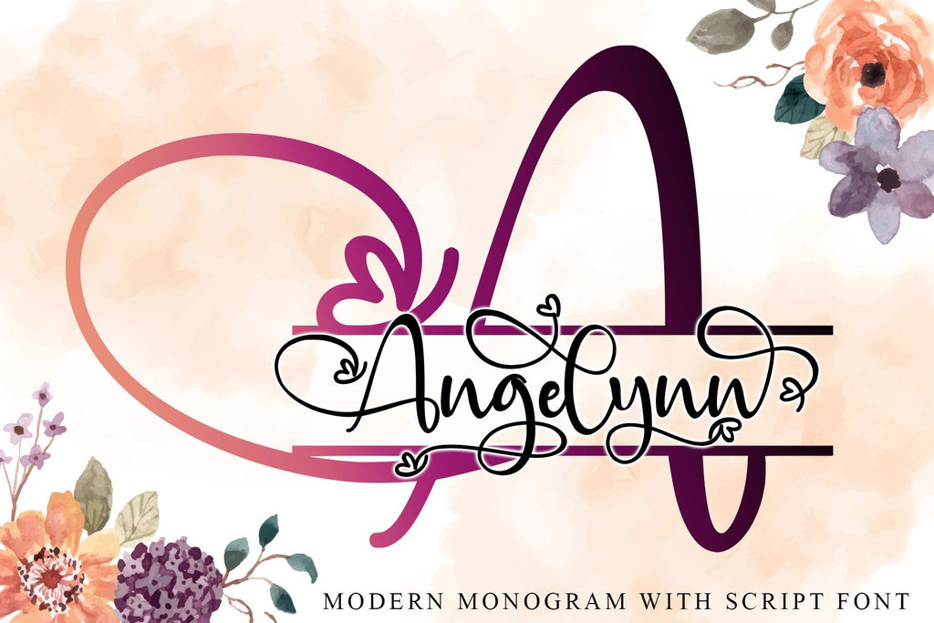 Angelynn Monogram - So Fontsy