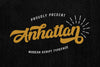 Anhattan - Retro Bold Script Font - So Fontsy