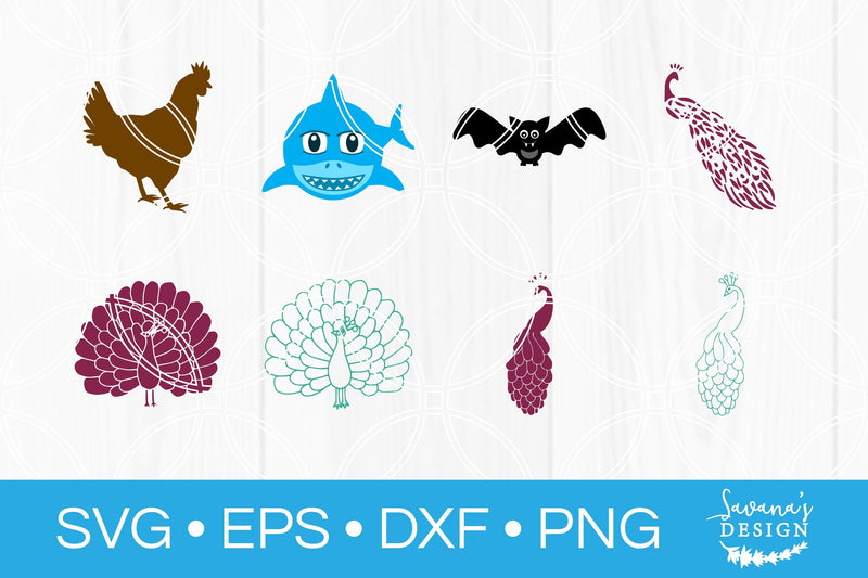 Animal Cut File Bundle - So Fontsy
