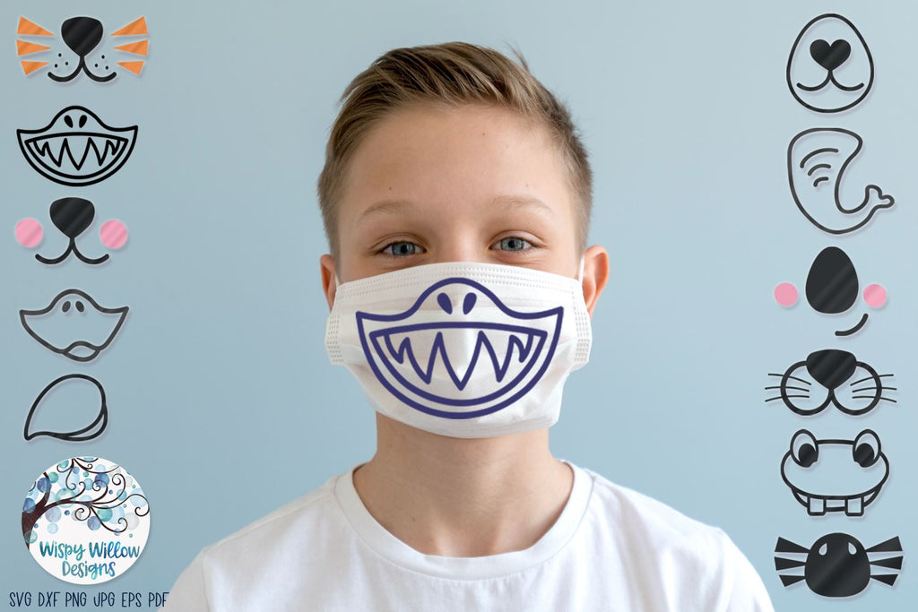 Animal Faces for Masks SVG Bundle - So Fontsy