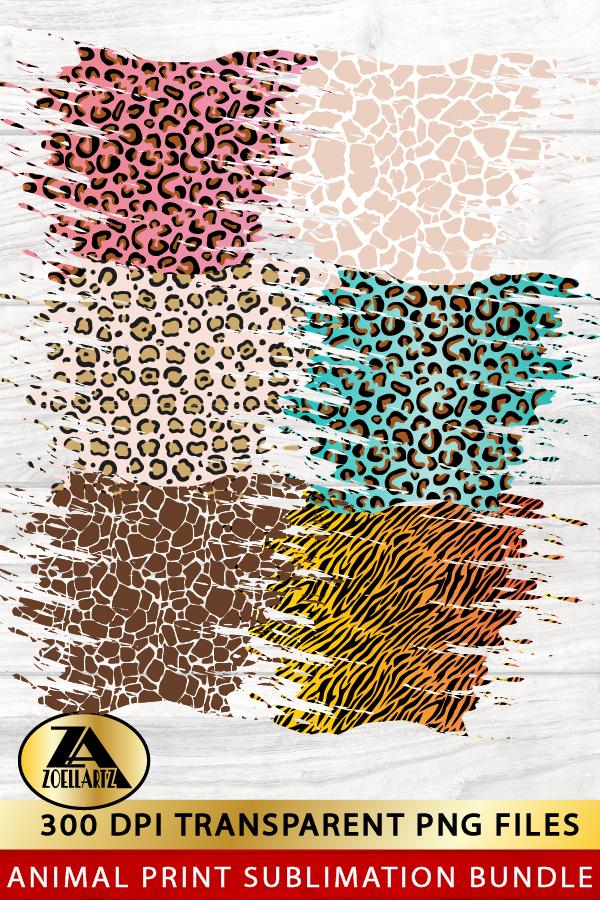 Animal Print Sublimation PNG Bundle-Sublimation Background - So Fontsy