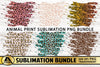 Animal Print Sublimation PNG Bundle-Sublimation Background - So Fontsy