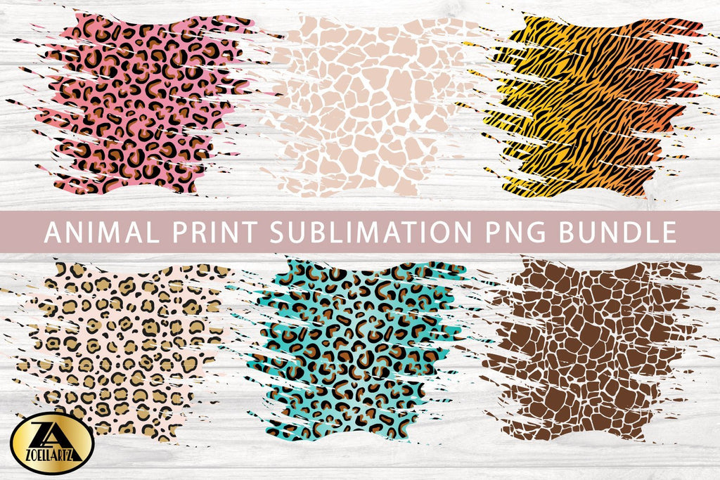 Animal Print Sublimation PNG Bundle-Sublimation Background - So Fontsy