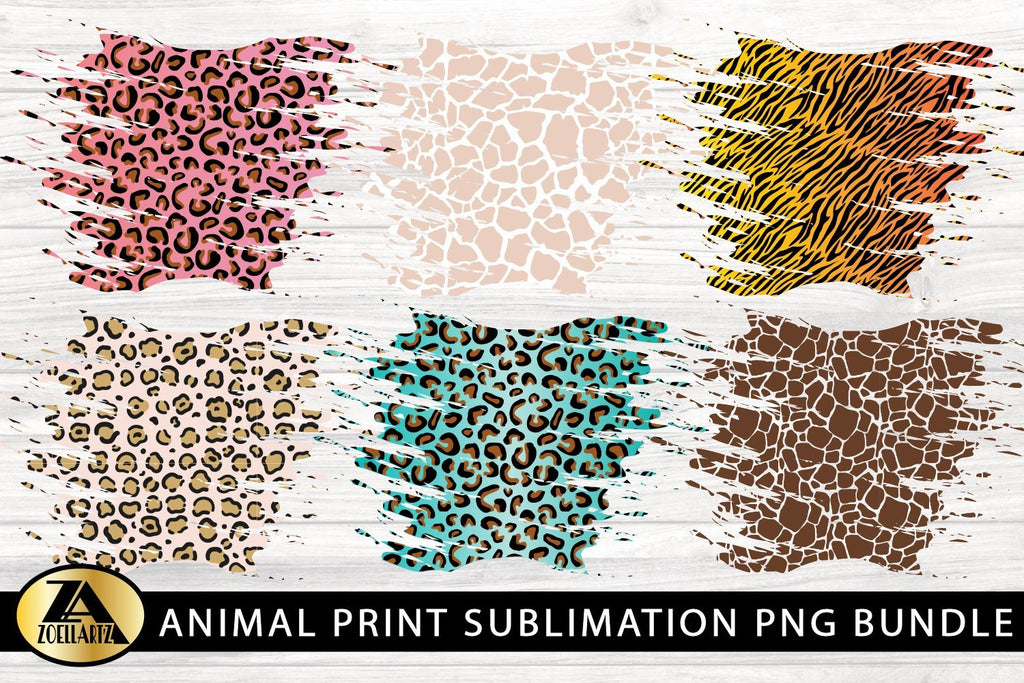 Animal Print Sublimation PNG Bundle-Sublimation Background - So Fontsy