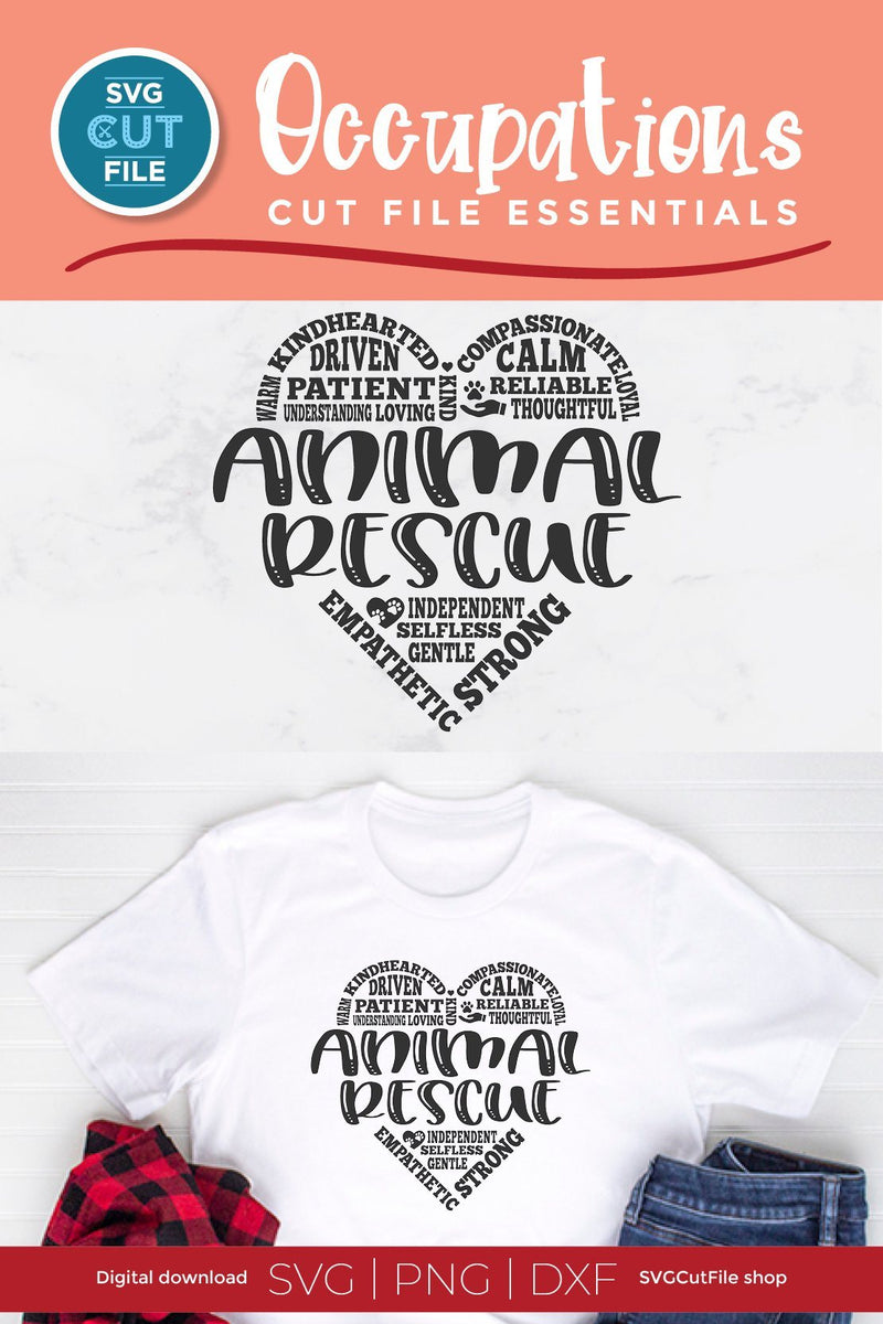 Animal rescue svg, adopt svg, foster svg, rescue svg, humane shelter ...