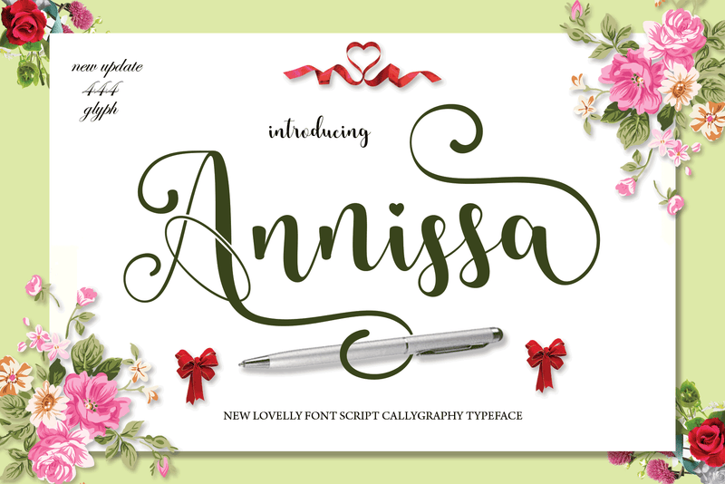 Annissa Script - So Fontsy