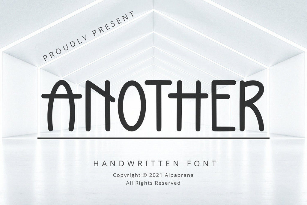 Another - Handwritten Font - So Fontsy