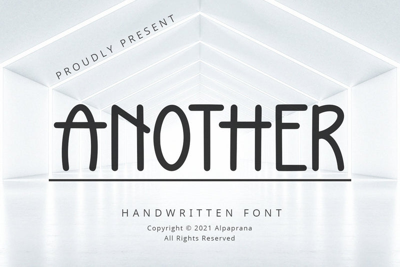Another - Handwritten Font - So Fontsy