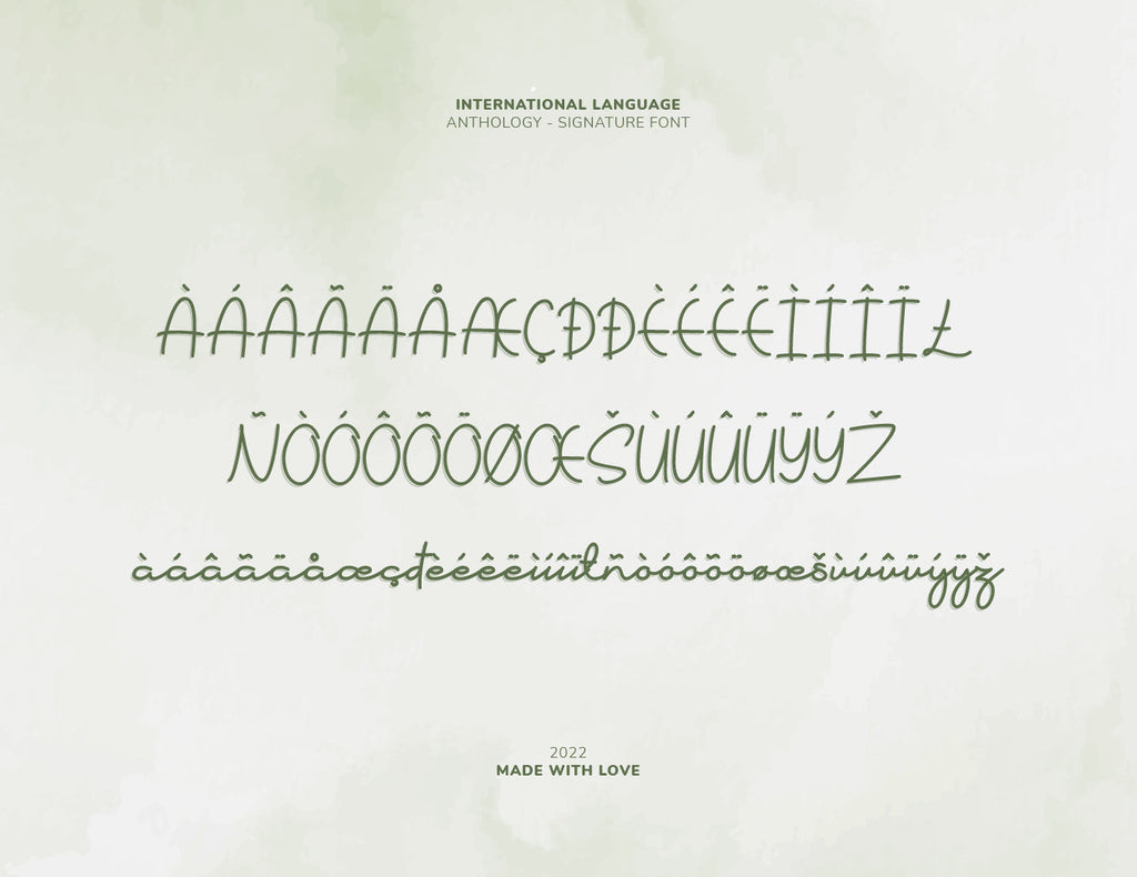 Anthology Script Signature - So Fontsy