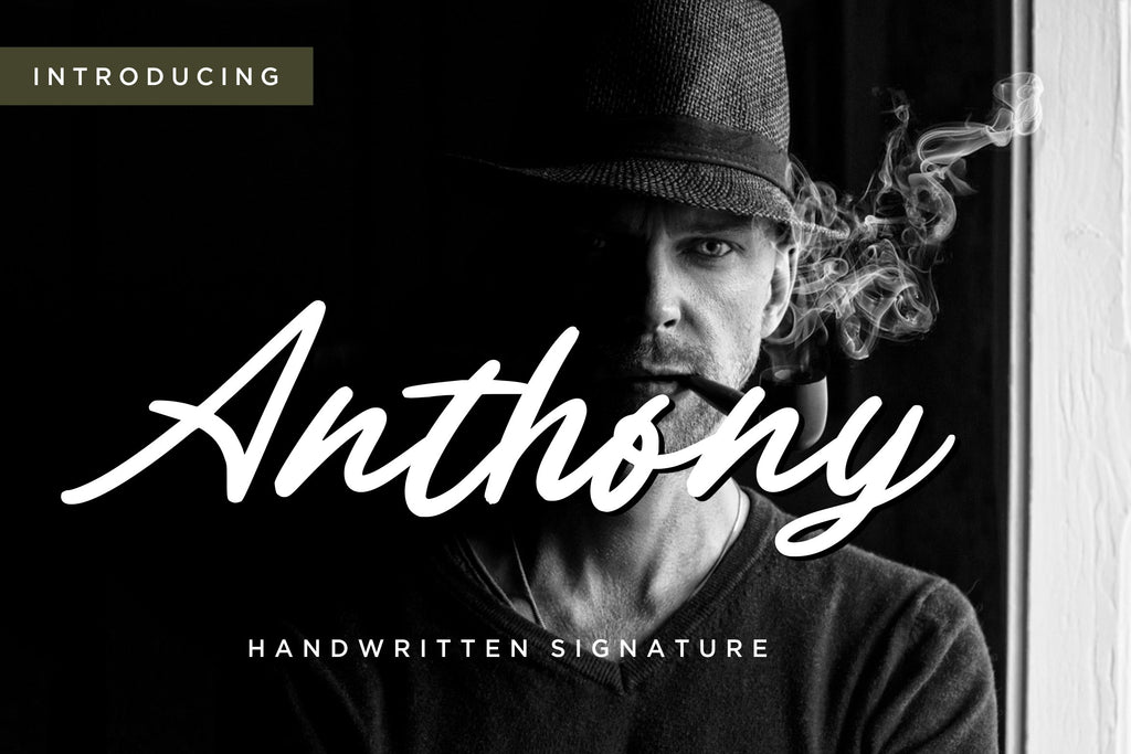 Anthony Handwritten Signature - So Fontsy