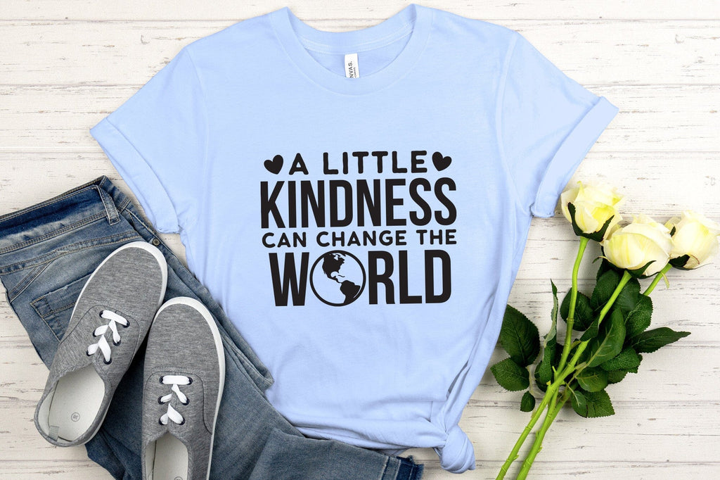 Anti Bullying SVG, A Little Kindness Can Change the World - So Fontsy