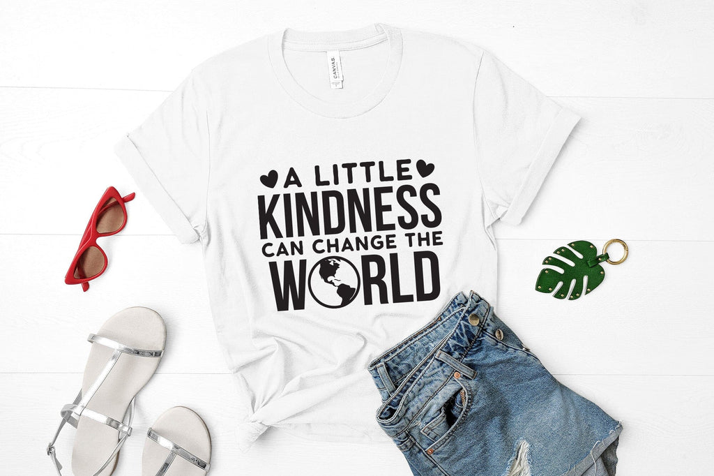 Anti Bullying SVG, A Little Kindness Can Change the World - So Fontsy