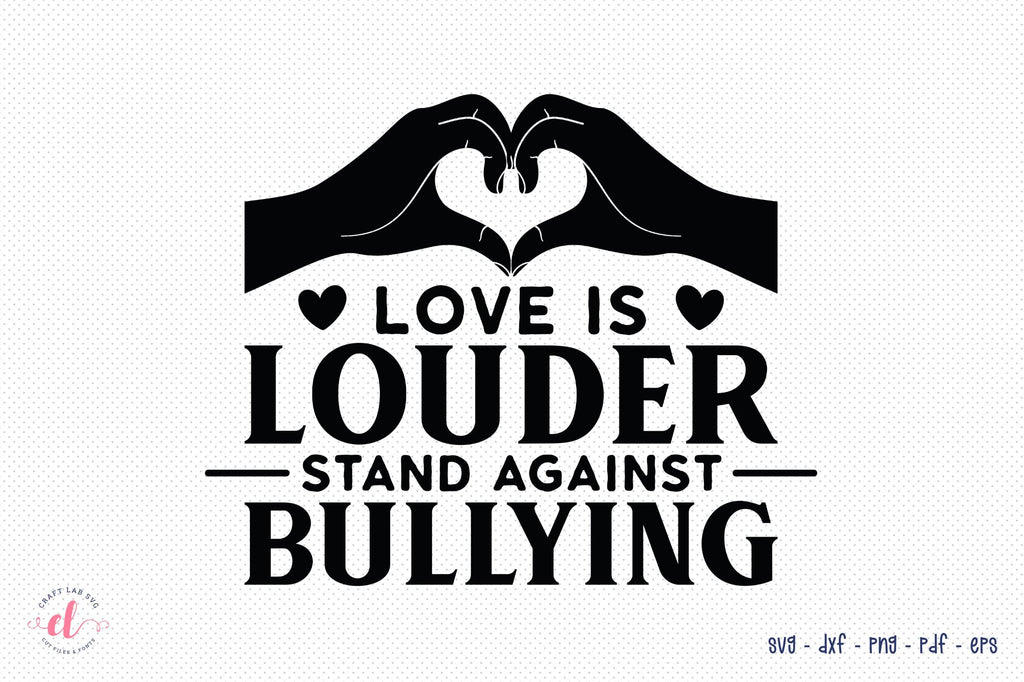 Anti Bullying Svg Design - So Fontsy