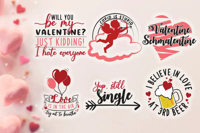 Anti Valentines Day Svg Bundle. I Hate Valentine Svg. Funny Valentine ...