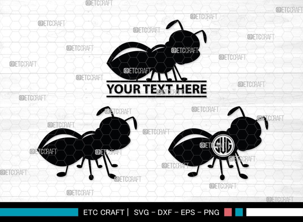 Ants Monogram, Ants Silhouette, Ants SVG, Tiny Ants Svg, Ant Svg ...