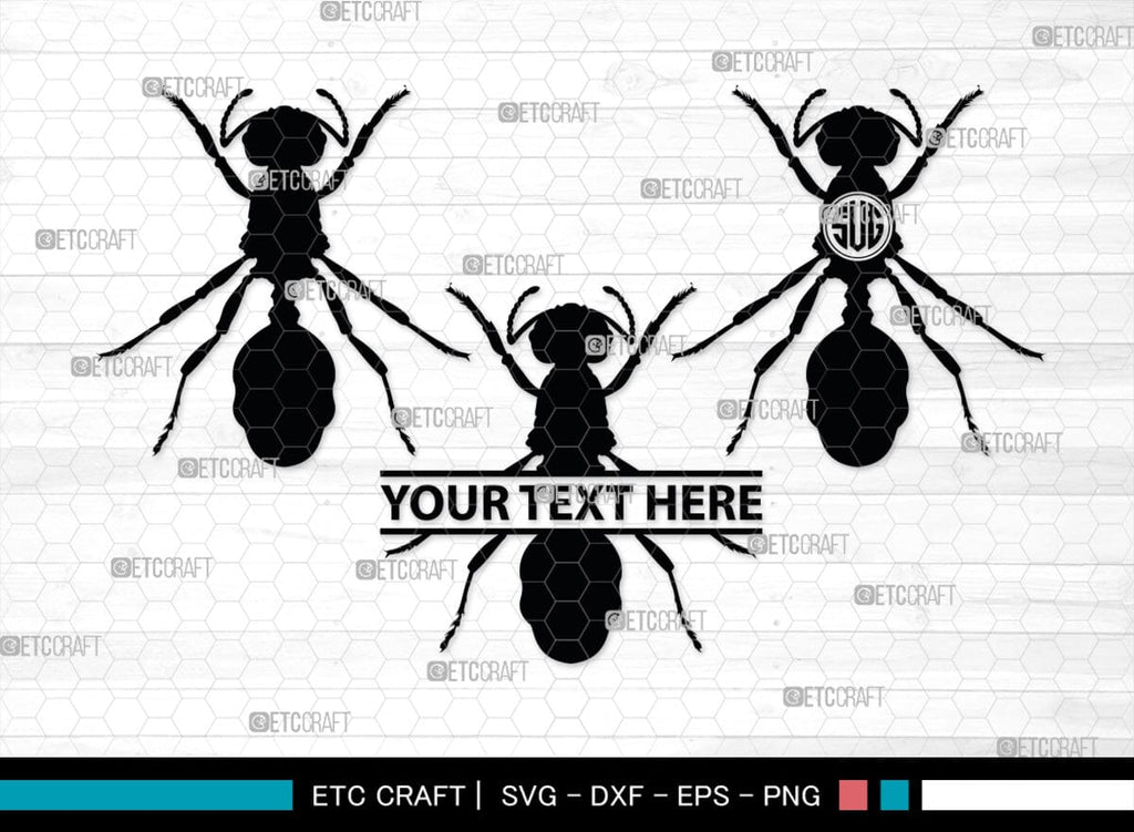 Ants Monogram, Ants Silhouette, Ants SVG, Tiny Ants Svg, Ant Svg ...