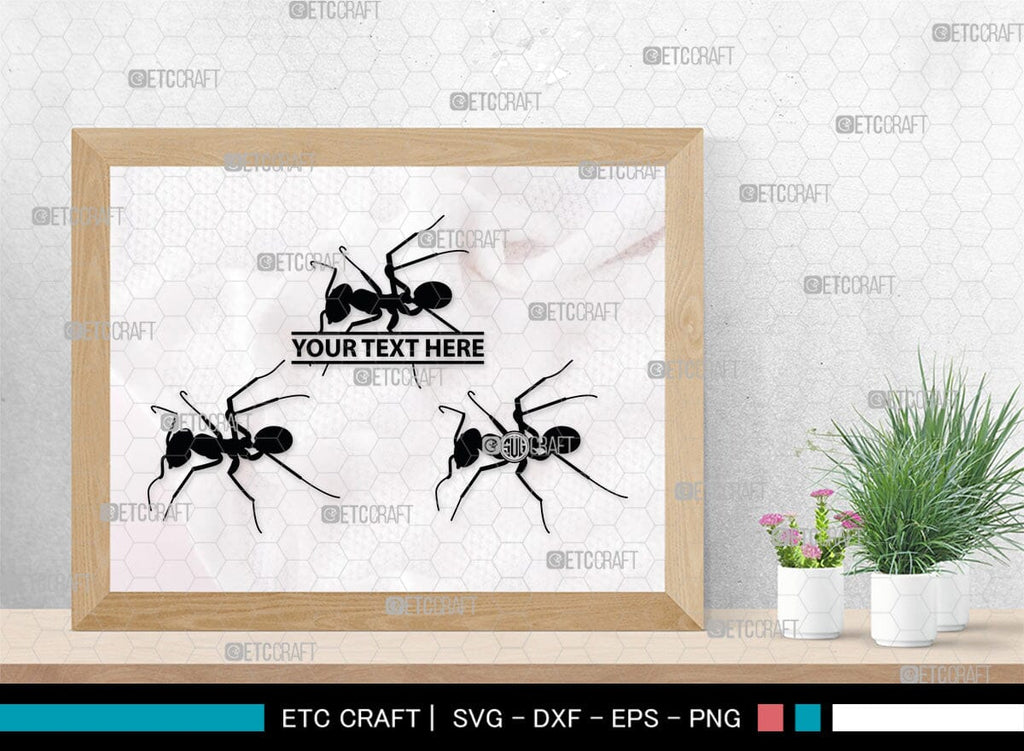 Ants Monogram, Ants Silhouette, Ants SVG, Tiny Ants Svg, Ant Svg ...