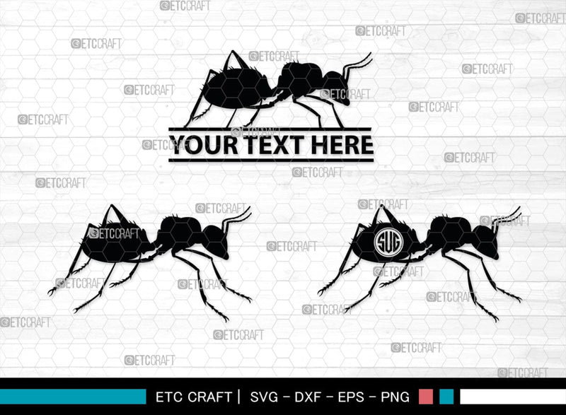 Ants Monogram, Ants Silhouette, Ants SVG, Tiny Ants Svg, Ant Svg ...