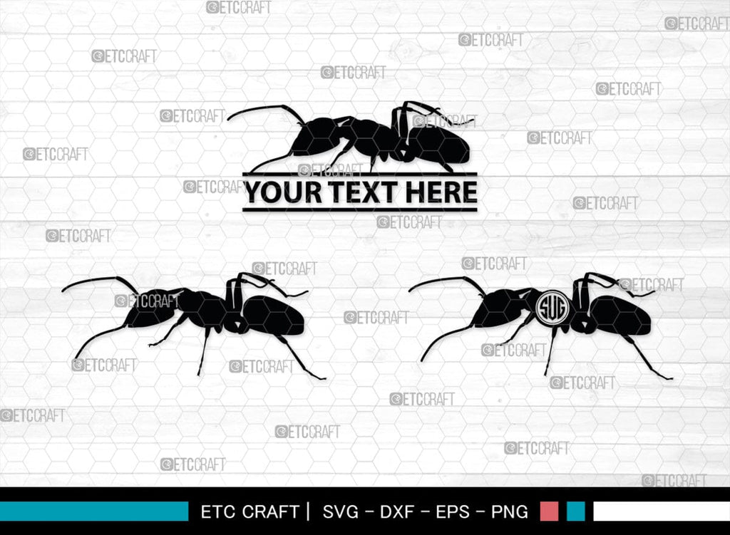 Ants Monogram, Ants Silhouette, Ants SVG, Tiny Ants Svg, Ant Svg ...