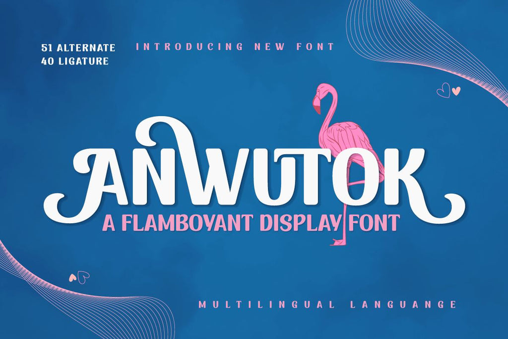 ANWUTOK | Display Font - So Fontsy