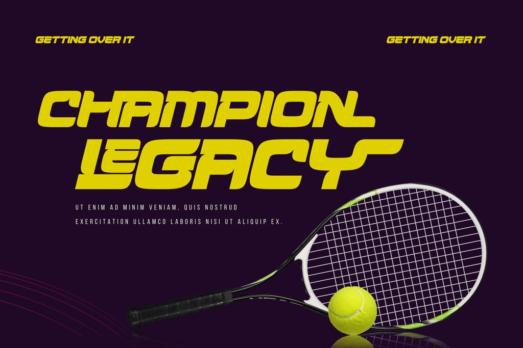 Aougtron | Athletic Font - So Fontsy