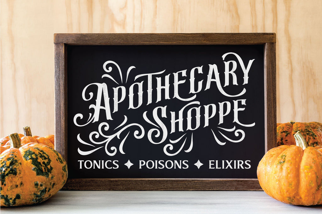 Apothecary Shoppe - SVG, PNG, DXF, EPS - So Fontsy