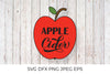 Apple Cider calligraphy lettering label - So Fontsy