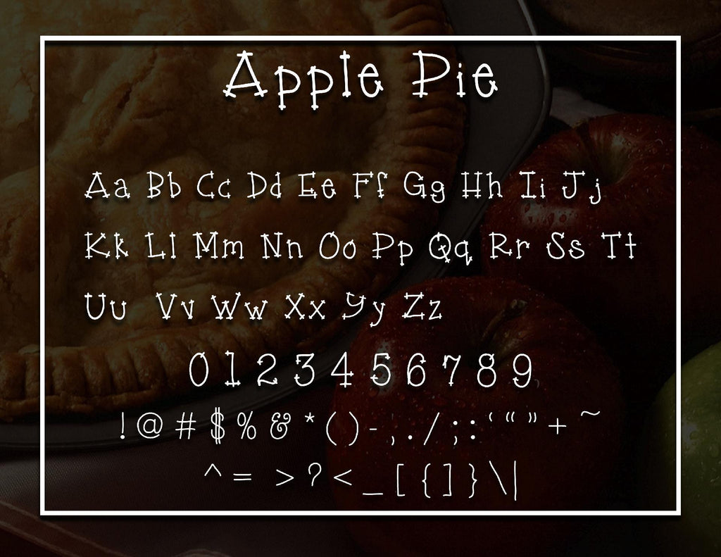 Apple Pie - So Fontsy