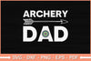 Archery Dad Arrow Target Svg Cutting File - So Fontsy