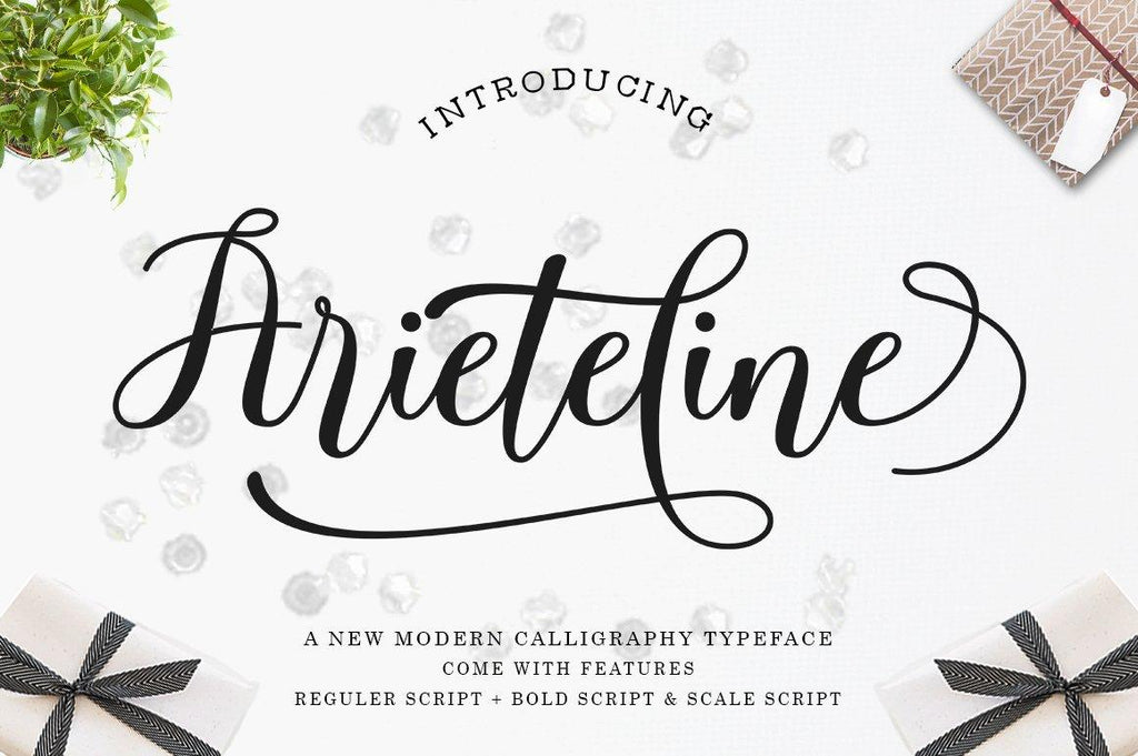 Arieteline Script - So Fontsy