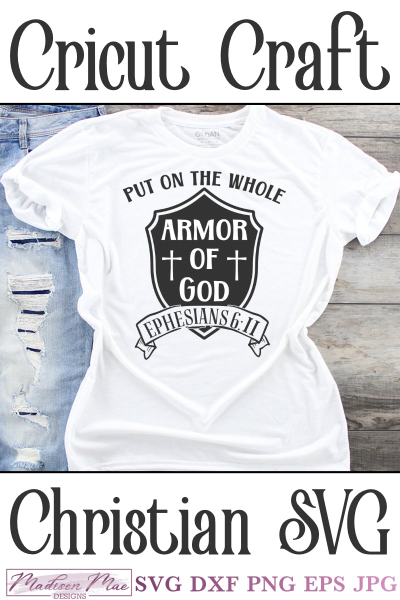 Armor of God, Christian Bible Quote SVG - So Fontsy