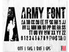 Army font | Military font - So Fontsy