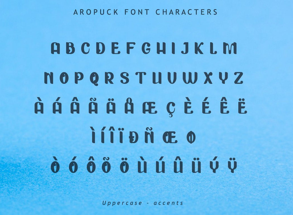 Aropuck Font - So Fontsy
