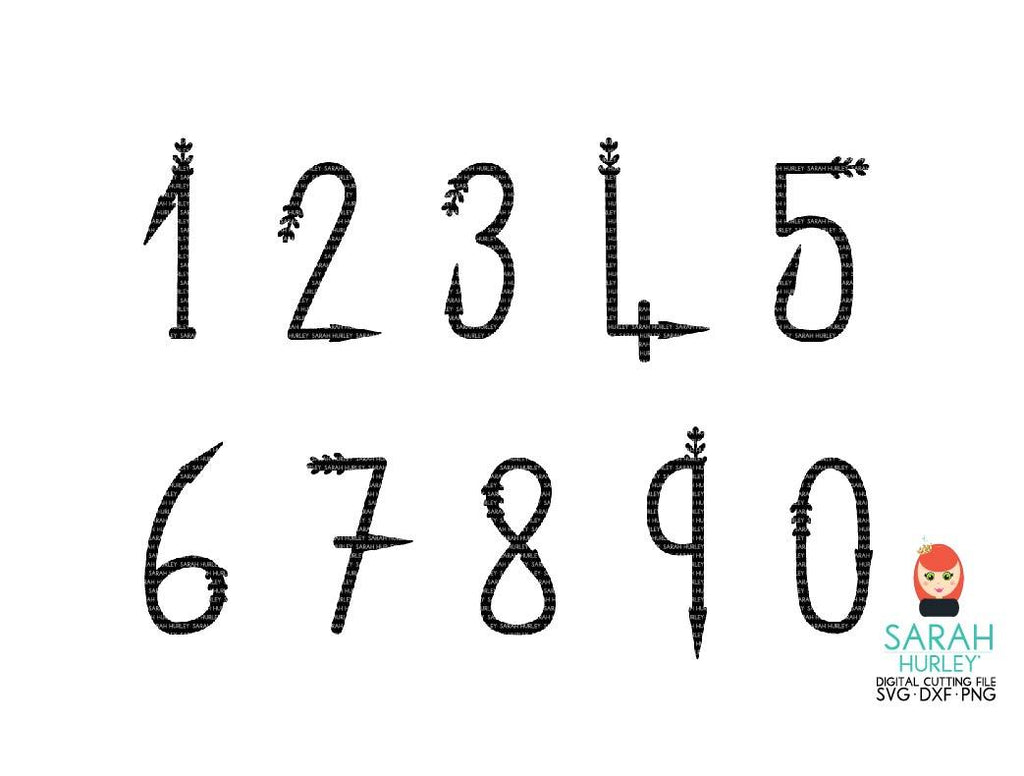 Arrow Numbers - So Fontsy